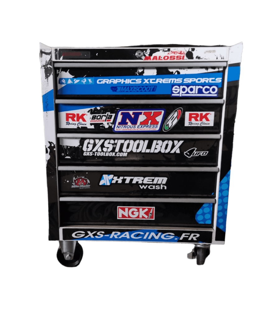 Kit déco Servante US Pro Tools - GXSRACING - Kit Déco Caisse à outils